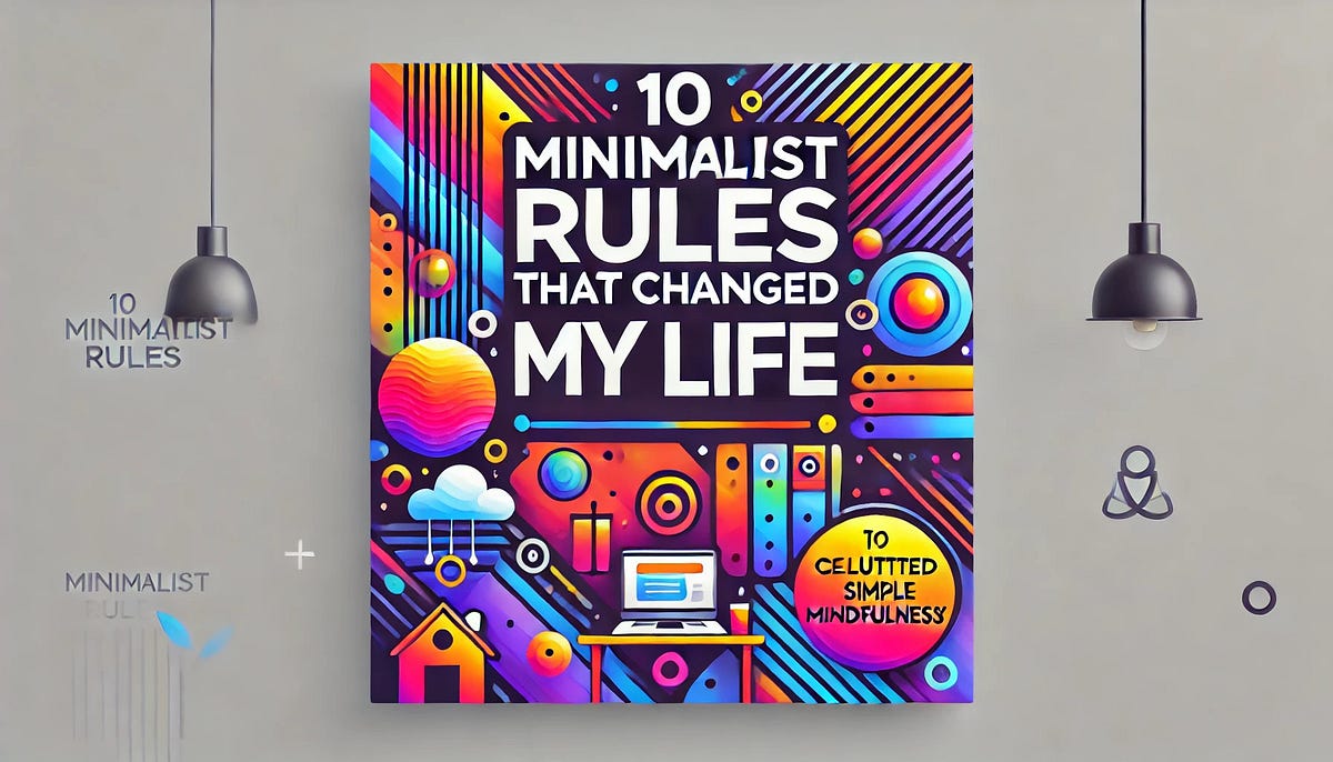 10 Minimalist Rules That Changed My Life | by Vijad Titus | Readers ...