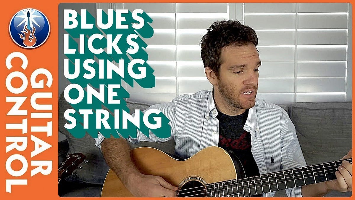 Blues Licks Using One String. If you are starting out with lead… | by ...