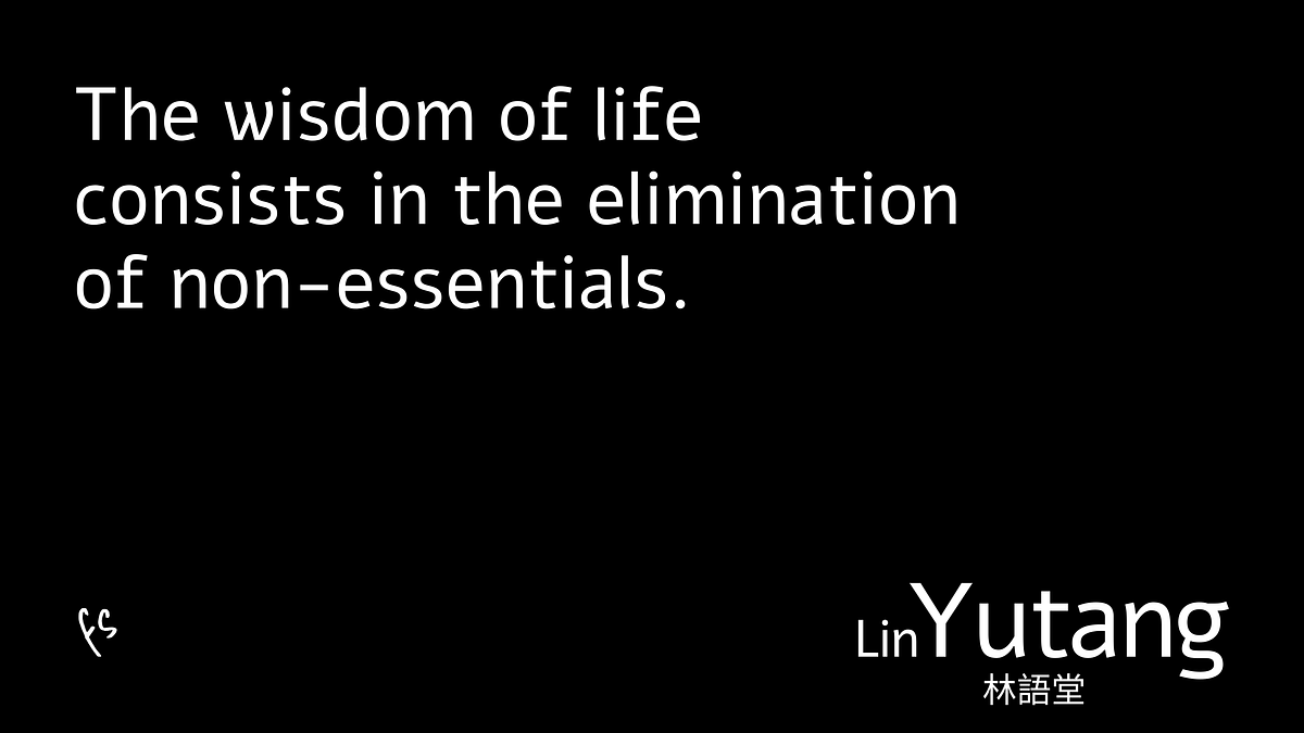 The Art of Leaving Things Undone. A reflection on life’s wisdom | by ...