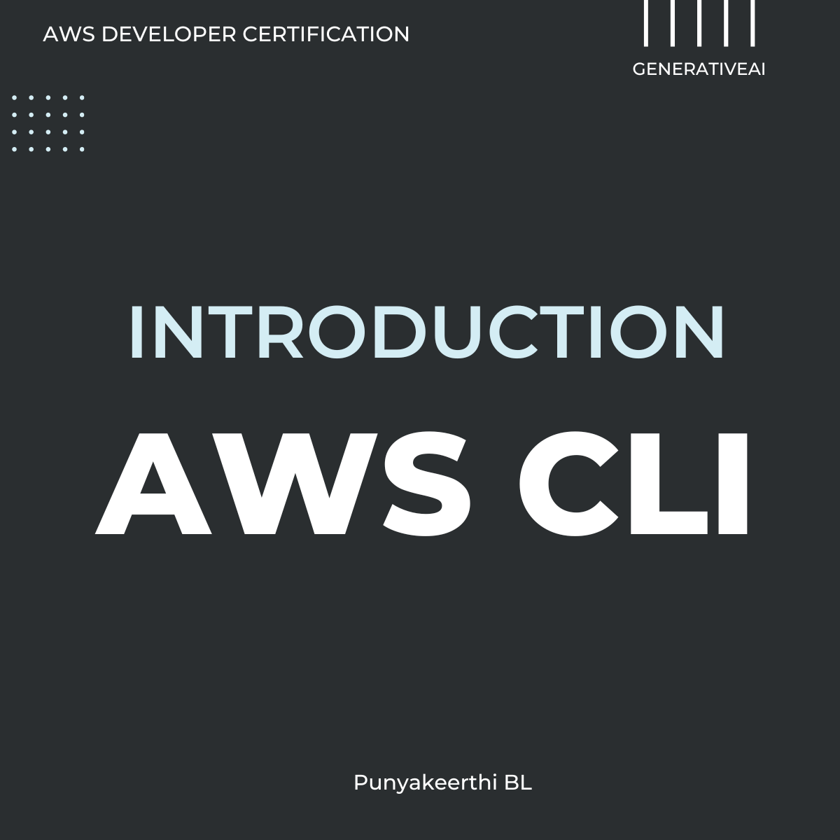 Introduction to AWS CLI. Introduction | by Punyakeerthi BL | Medium