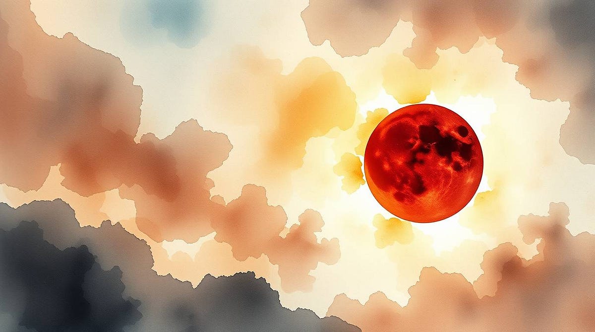 When the Corn Moon Turns Red — Eclipse of Transformation | by ...
