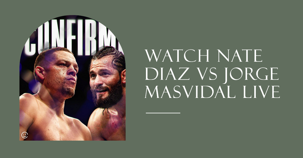 Live Nate Diaz vs Jorge Masvidal Boxing @Fanmio PPV | by Australia vs ...
