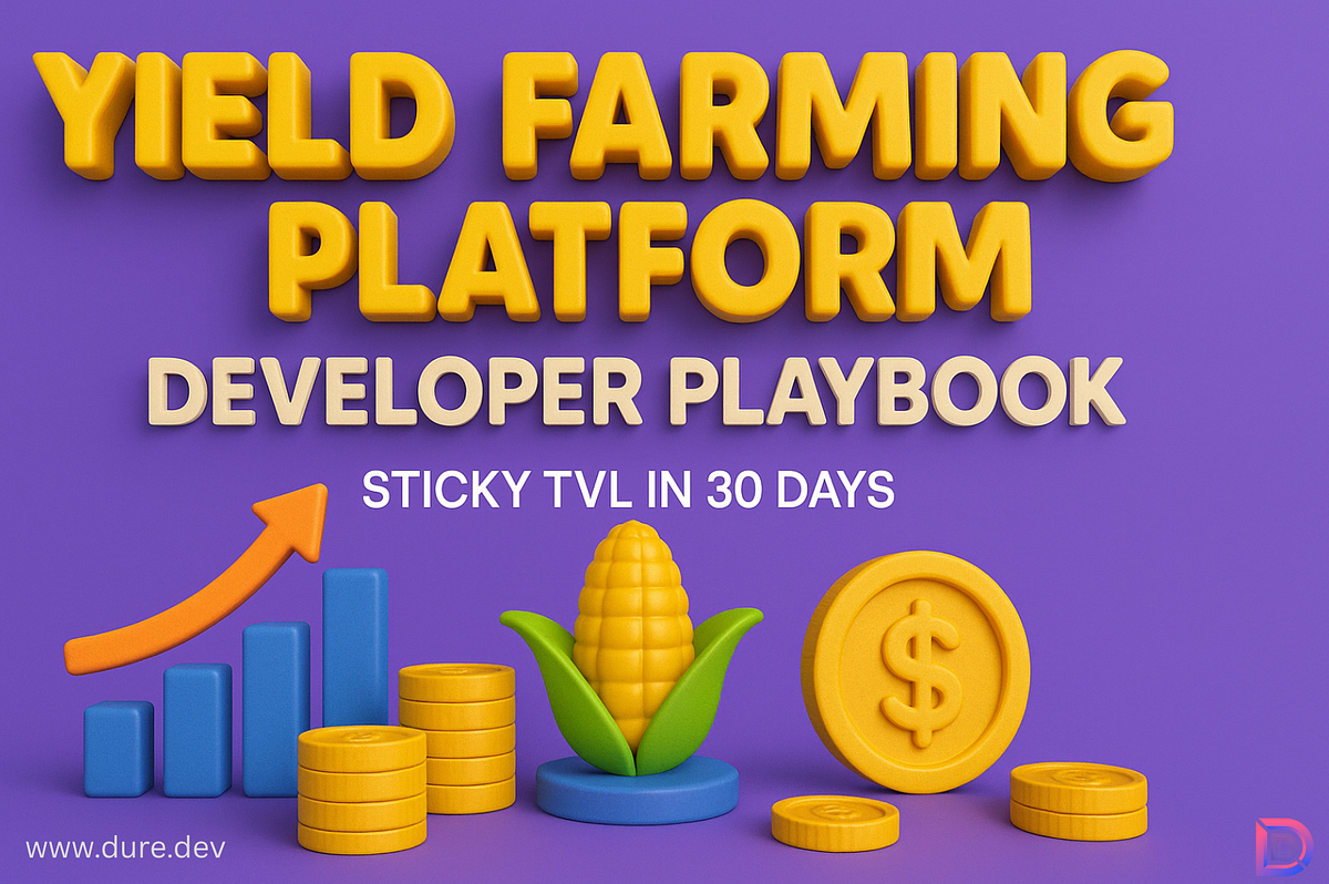 📄 Yield Farming Platform Developer Playbook — Sticky TVL in 30 Days ...