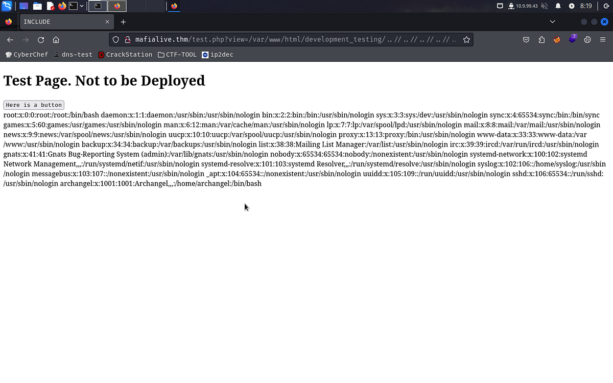 Local File Inclusion to Remote Code Execution | by Nutthanon ...