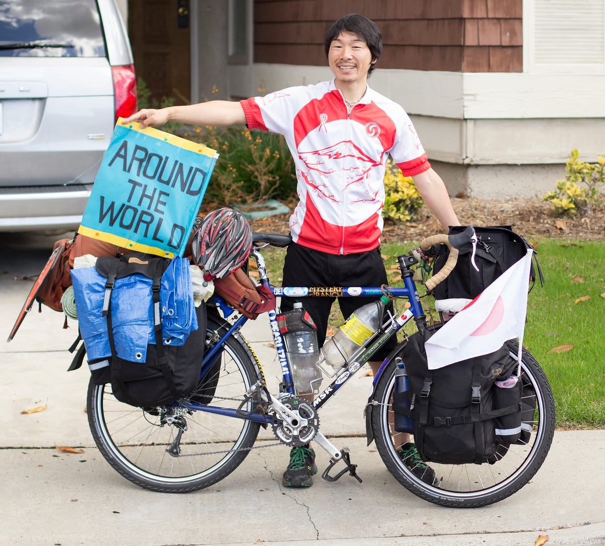 Dream Cycle. Japanese Cyclist Makes His Way Through… | by Legend ...