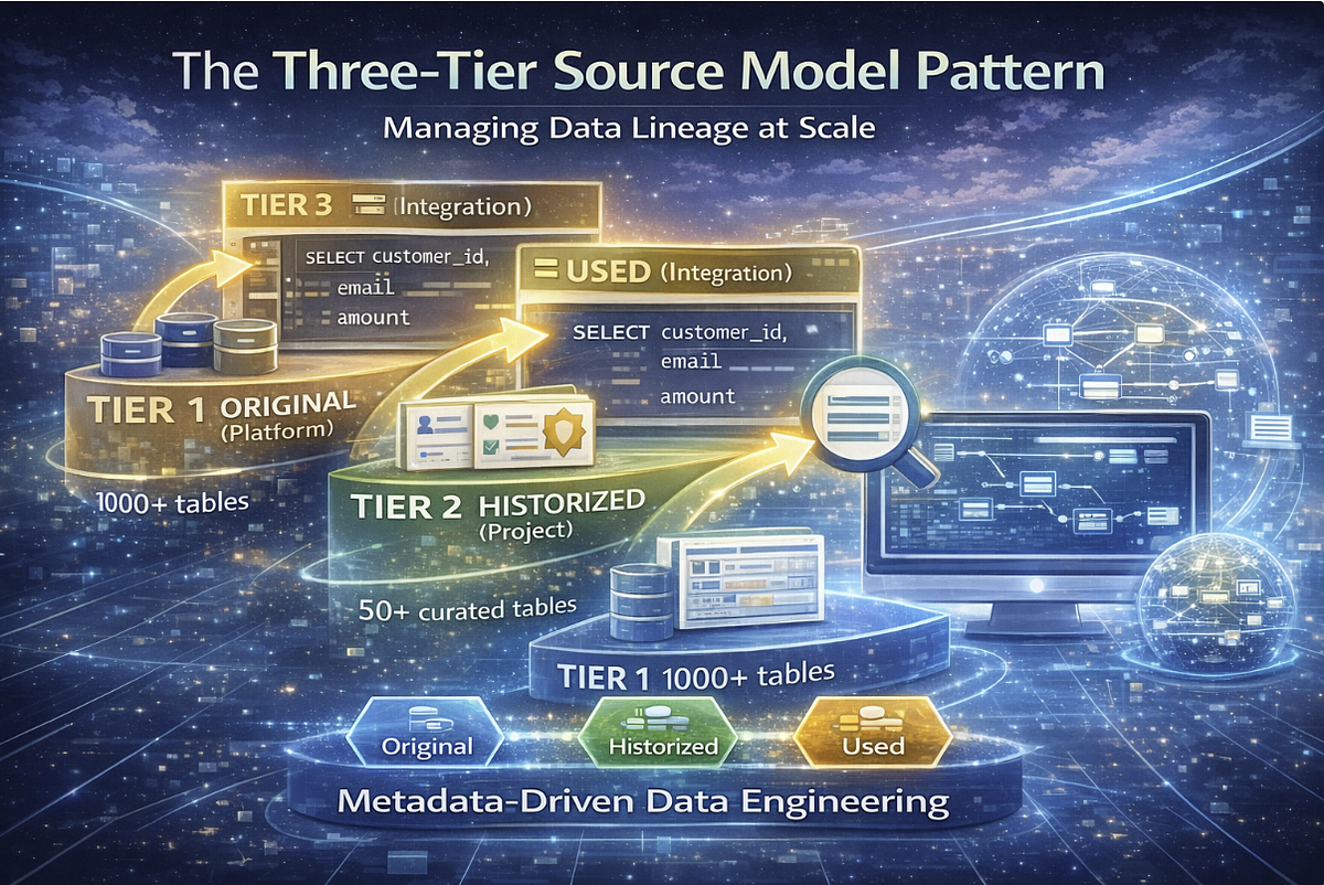 The Three-Tier Source Model Pattern: Managing Data Lineage at Scale ...