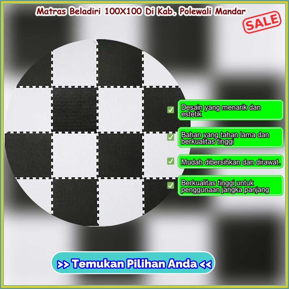 Matras Beladiri 100X100 Di Kab Polewali Mandar - Alat Lompat Tinggi ...