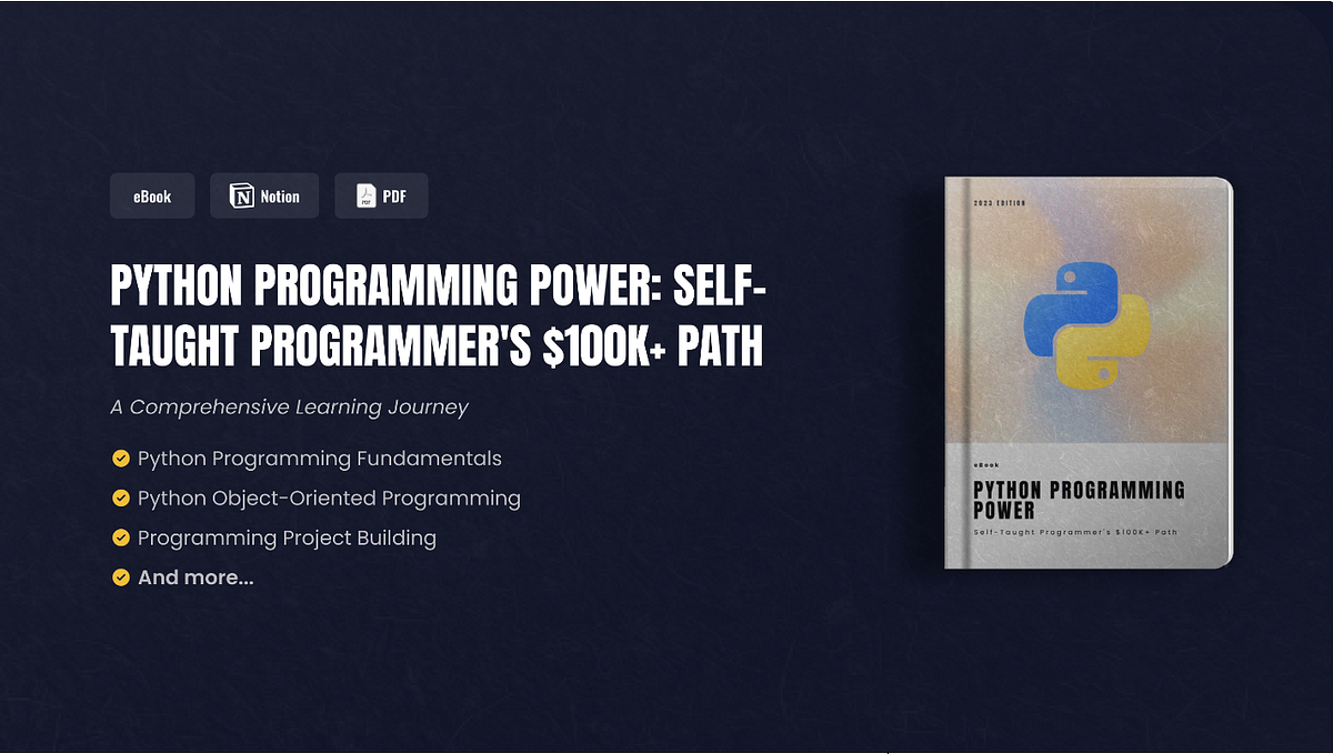 How Python Programming Can Help You Break Into Tech and Earn $100K+ | by Enigma of the Stack ...
