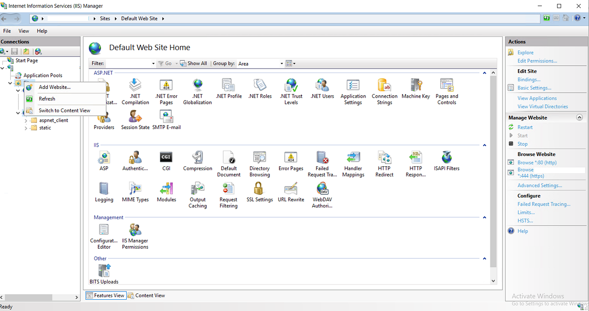 How to deploy your React App on IIS on Windows Server | by Kavini Kushani | Medium