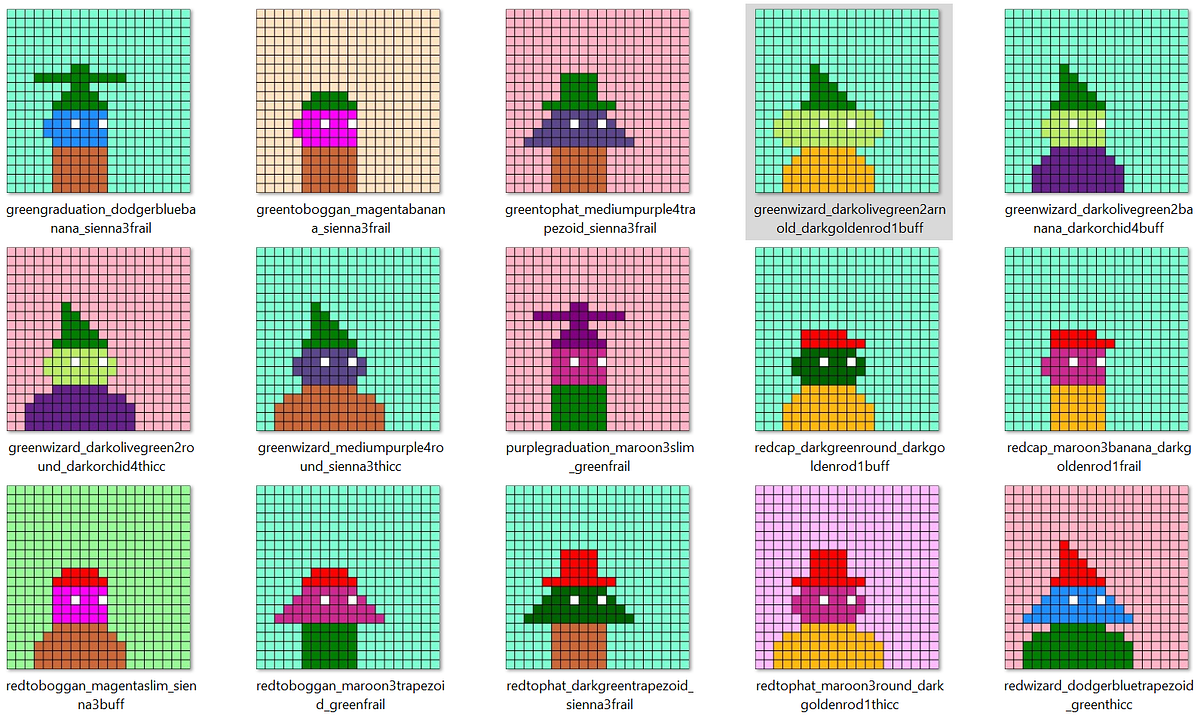 Generative Pixel Art Collection Contained Within Python (v0.1) Part 2 ...