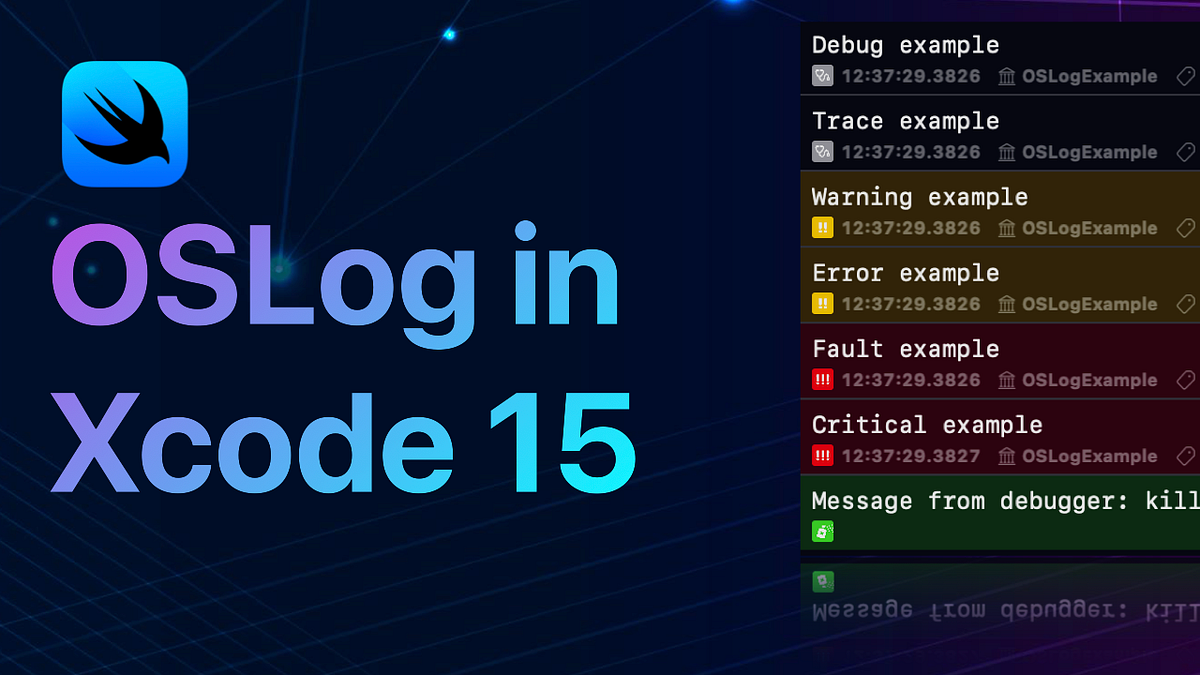 Xcode 15’s Hidden Treasure: Logging Like a Pro 2024 | by Abdul Karim | Medium
