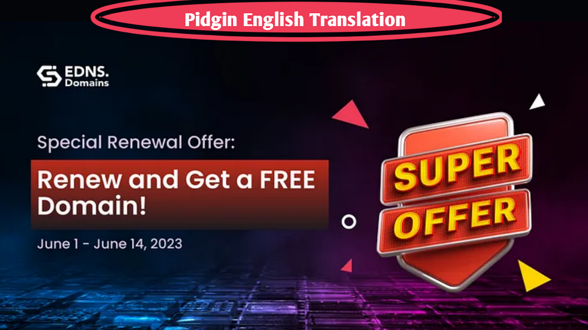 Nah Special Renewal Offer be this: Make una Renew and Get a FREE Domain! | by Sam | Medium