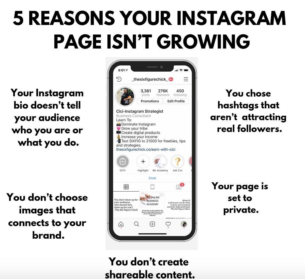 5 Reasons Your Instagram Page Isn’t Growing & How to Change It | by ...