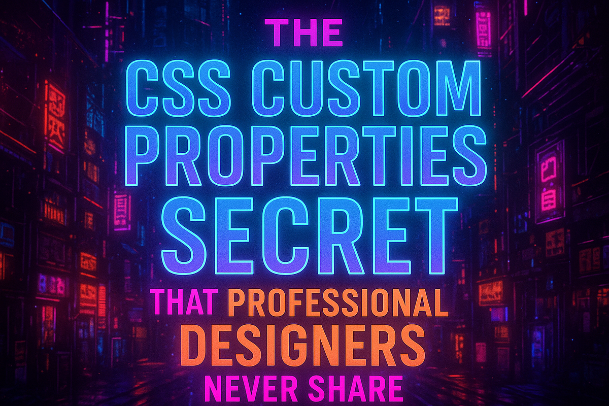 The CSS Custom Properties Secret That Professional Designers Never Share | by Blueprintblog ...