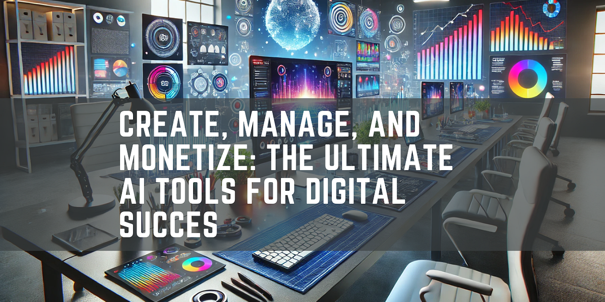 Create, Manage, and Monetize: The Ultimate AI Tools for Digital Succes | by Asase | Dec, 2024 ...
