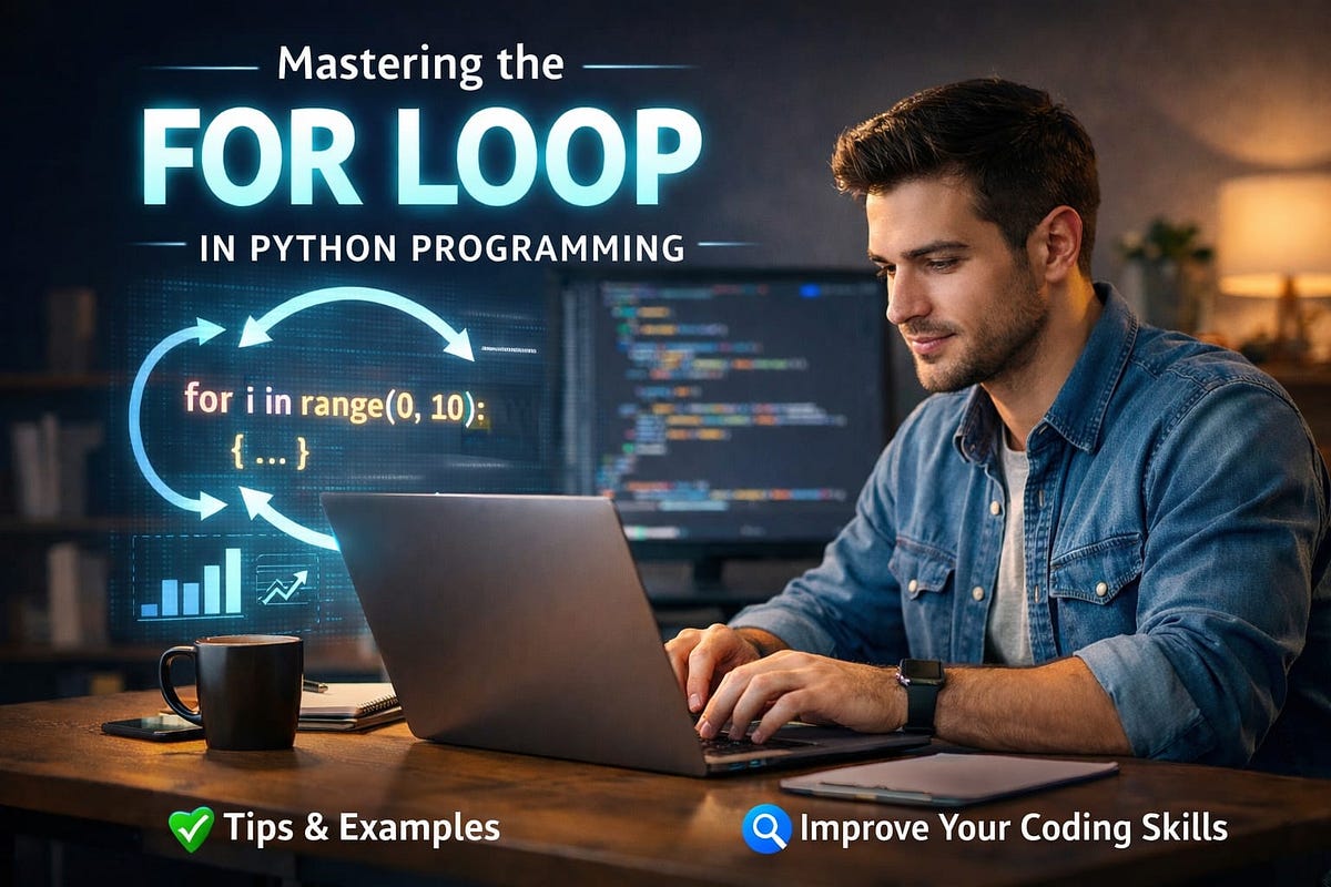 IN THE MODERN CODING ERA, MASTERING FOR LOOP IN PYTHON IS NOT OPTIONAL ...