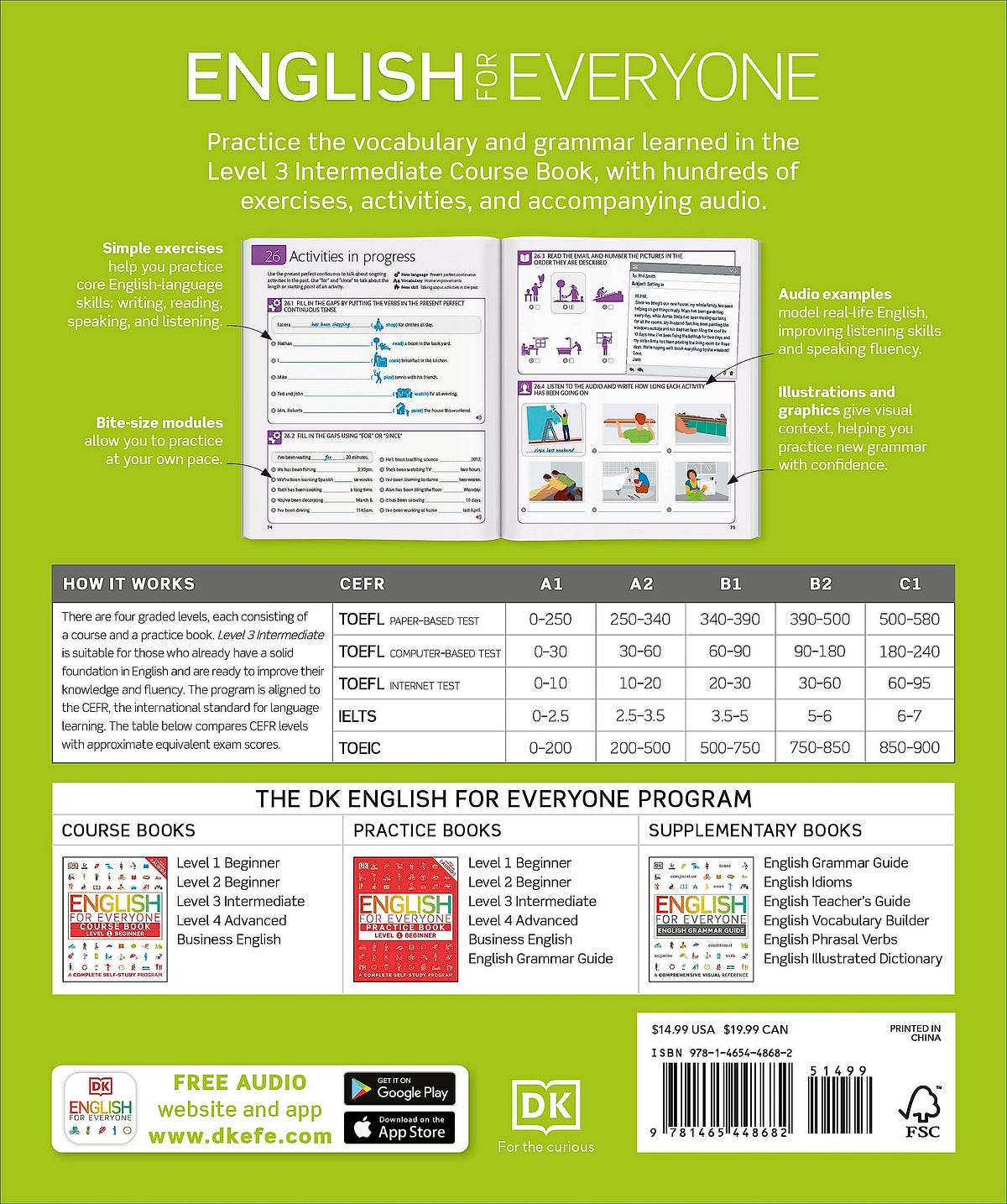 [PDF][BEST]} English for Everyone: Level 3 Practice Book — Intermediate English: ESL Workbook ...