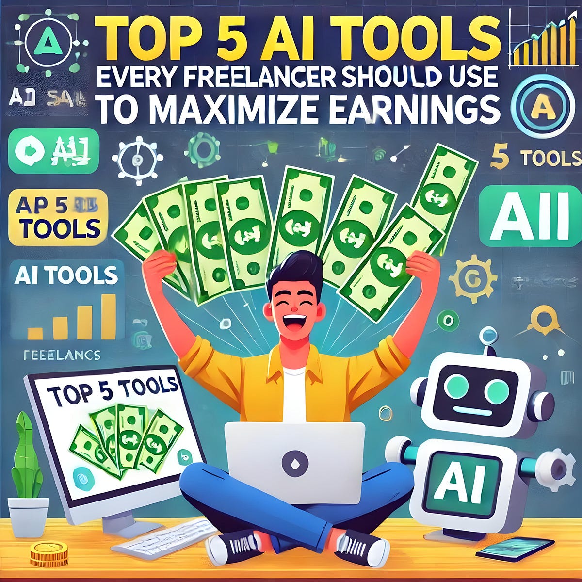 Top 5 AI Tools Every Freelancer Should Use to Maximize Earnings | by Dr Zeshan | Oct, 2024 | Medium