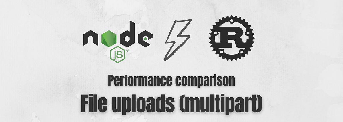 Node (Koa) vs Rust: File uploads performance comparison | Tech Tonic