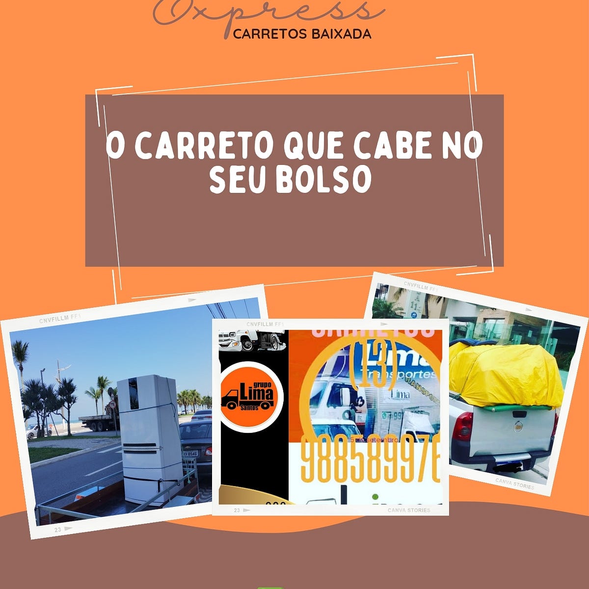 Carretos em Santos (13) 988589976 - Carretos no Gonzaga (13) 988589976 ...