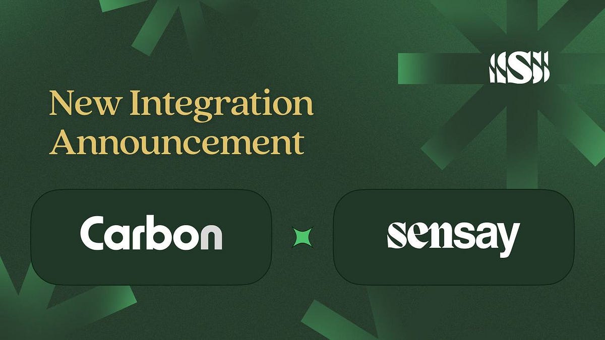Sensay and Carbon: A Partnership That Redefines AI Innovation | by ...
