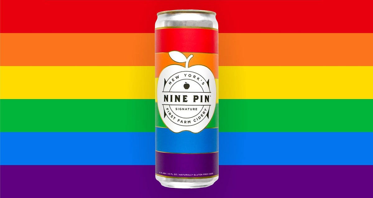 Nine Pin Cider releases pride labeled Signature cans to support and ...