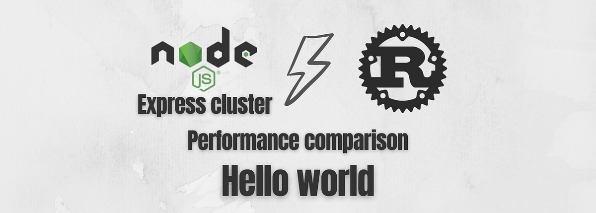 Node.js Express Cluster vs Rust Actix: Hello World performance | Tech Tonic
