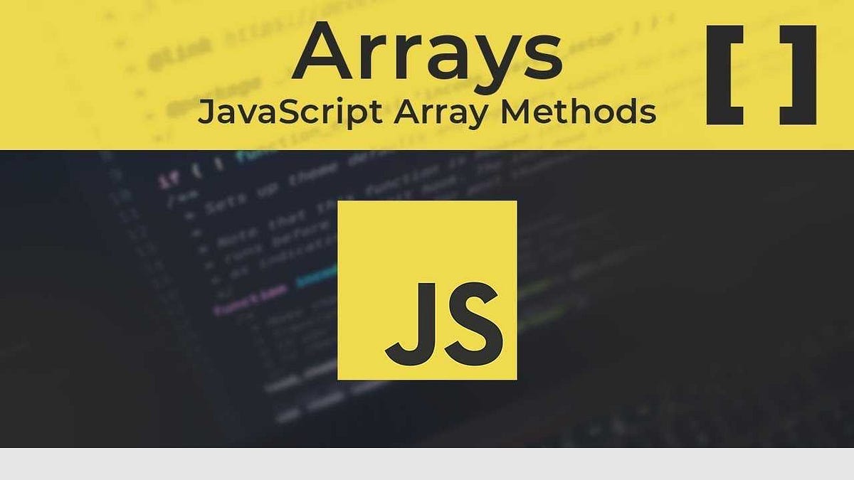 Javascript Array Methods In Javascript A Lot Of People Work By 7247