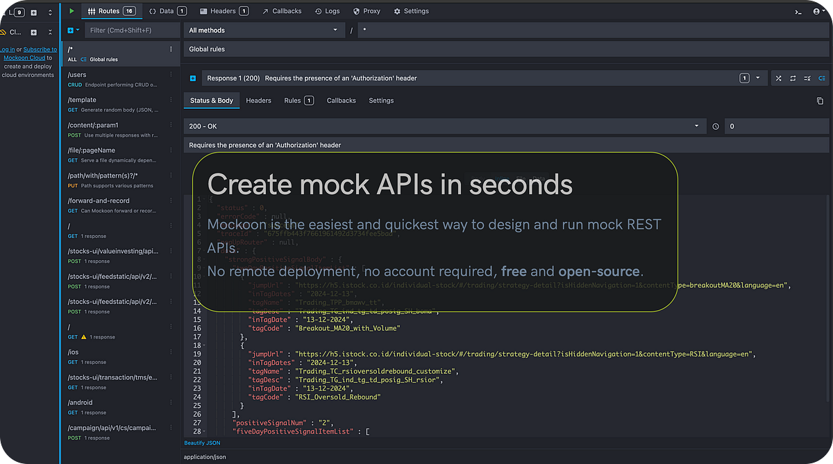 Using Mockoon: Simulate APIs with Both Real and Dummy Data | by Jerry PM | Stackademic