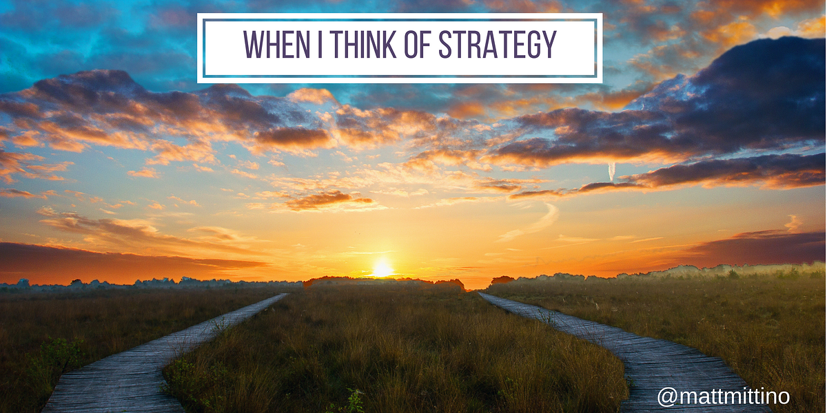 Strategy — What I think it is. Last week I sat through what may have ...