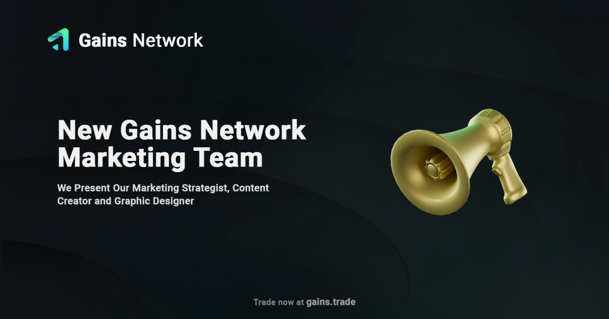 New Gains Network Marketing Team. Meet the new Gains Network marketing ...