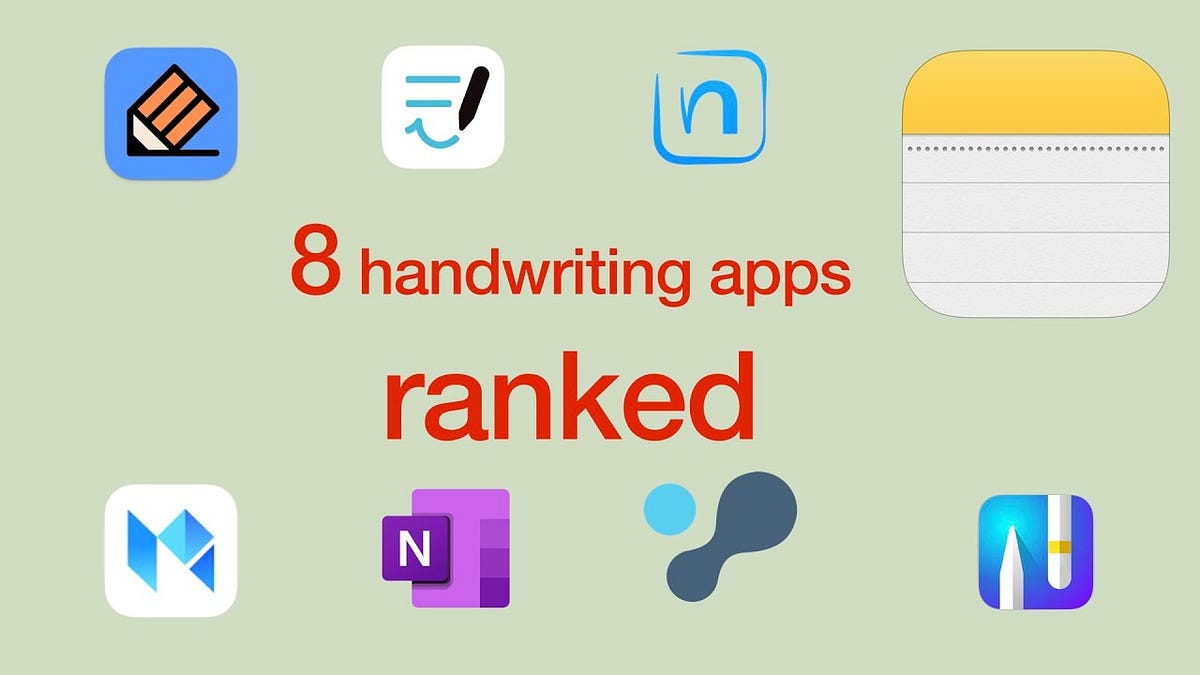 8 top handwriting apps for the iPad ranked what each does best | by ...