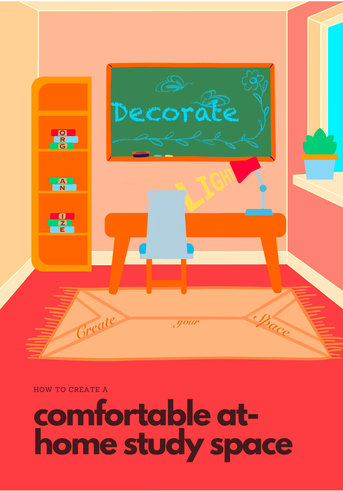 How To Create A Comfortable At home Study Space For Students By how-to-create-a-comfortable-at-home-study-space-for-students-by