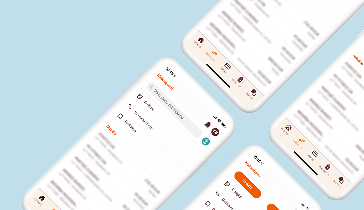Students redesign Swedbank’s mobile banking app UX | by Edijs ...