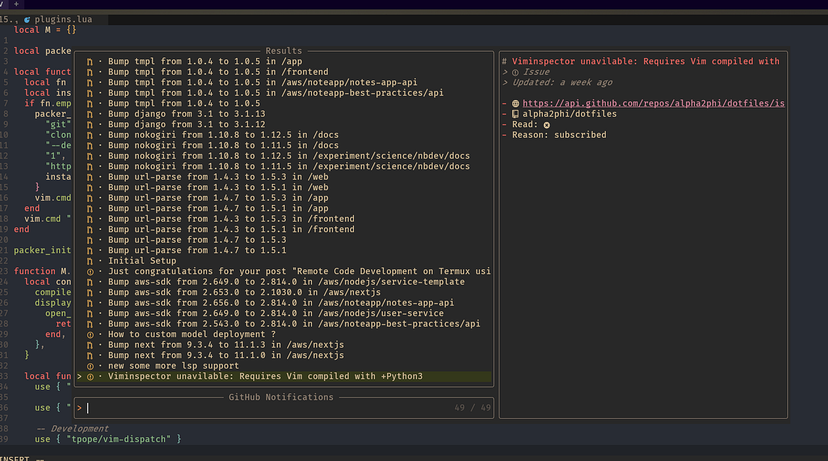Neovim Plugins for a Better Integrated Experience — Part 3 | by ...