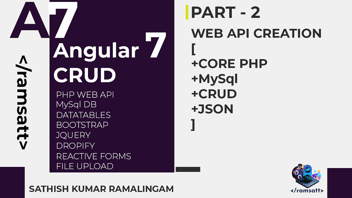 Angular 7 CRUD — Part -2 — Web API Preparation | by Sathish kumar ...