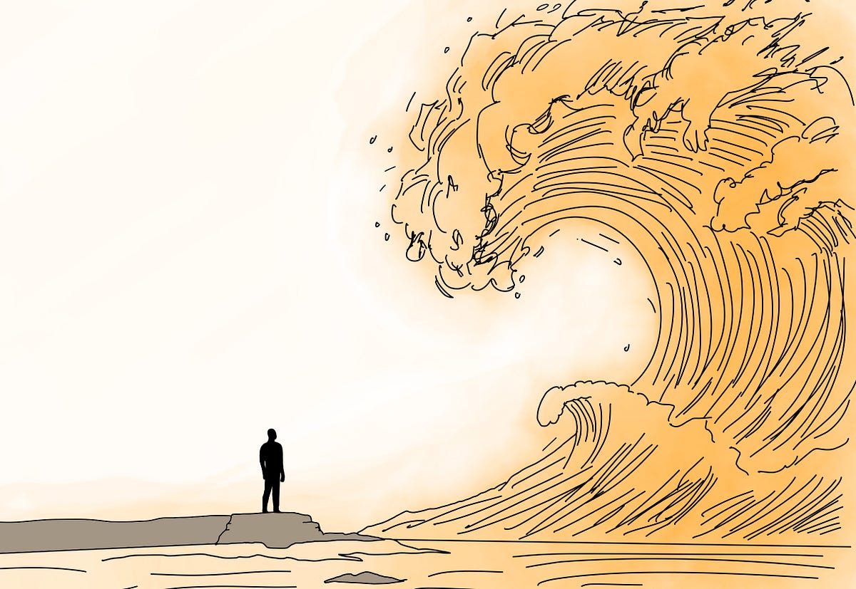 The Wave. There are days where I feel ungrounded… | by William Sidgwick ...