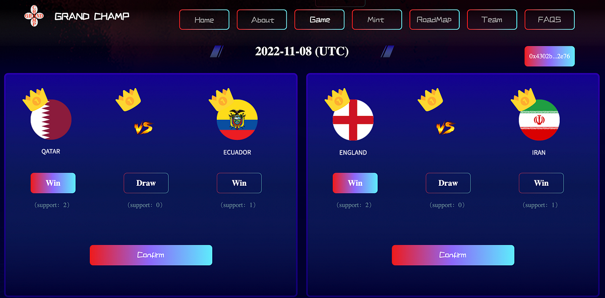 GRAND CHAMP: bet game test-net. -Be ready! wait is finally going to be ...