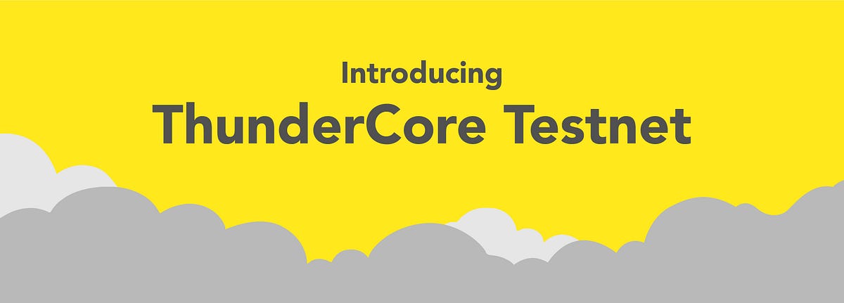 Introducing ThunderCore: Decentralized Future, Today. | by Peter Abilla ...