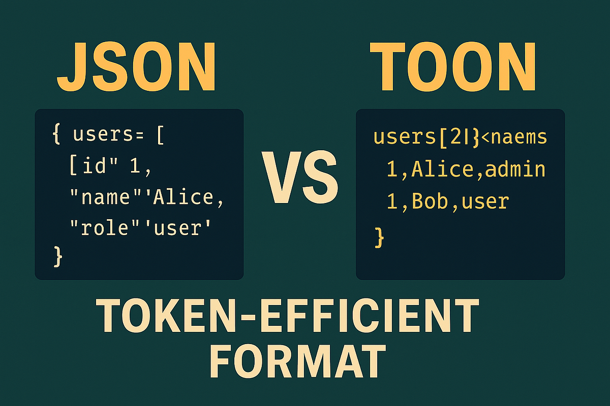 TOON vs JSON: The New Data Format Every AI Developer Must Know | by Gaddam.Naveen | Nov, 2025 ...
