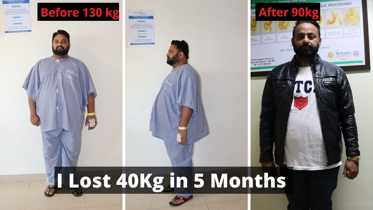 Read how Sukhchain Singh lost 40kg weight in just 4 months without any ...