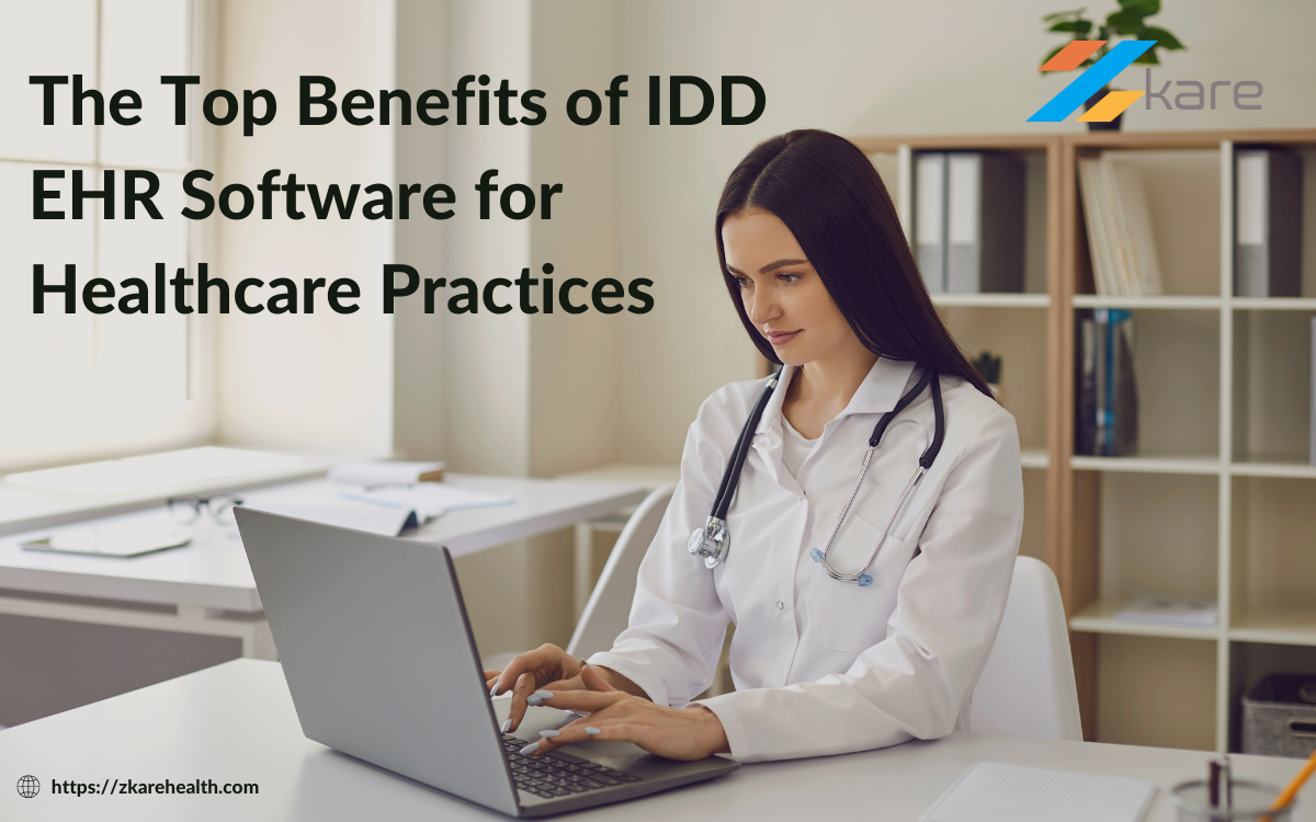 The Top Benefits of IDD EHR Software for Healthcare Practices | by Zkarehealthehr | Medium