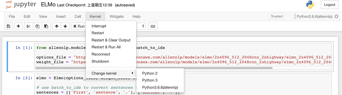 在 venv 上安裝 AllenNLP ELMo. 在 Server 上安裝 AllenNLP EMLo | by 泥膩泥膩 | Medium