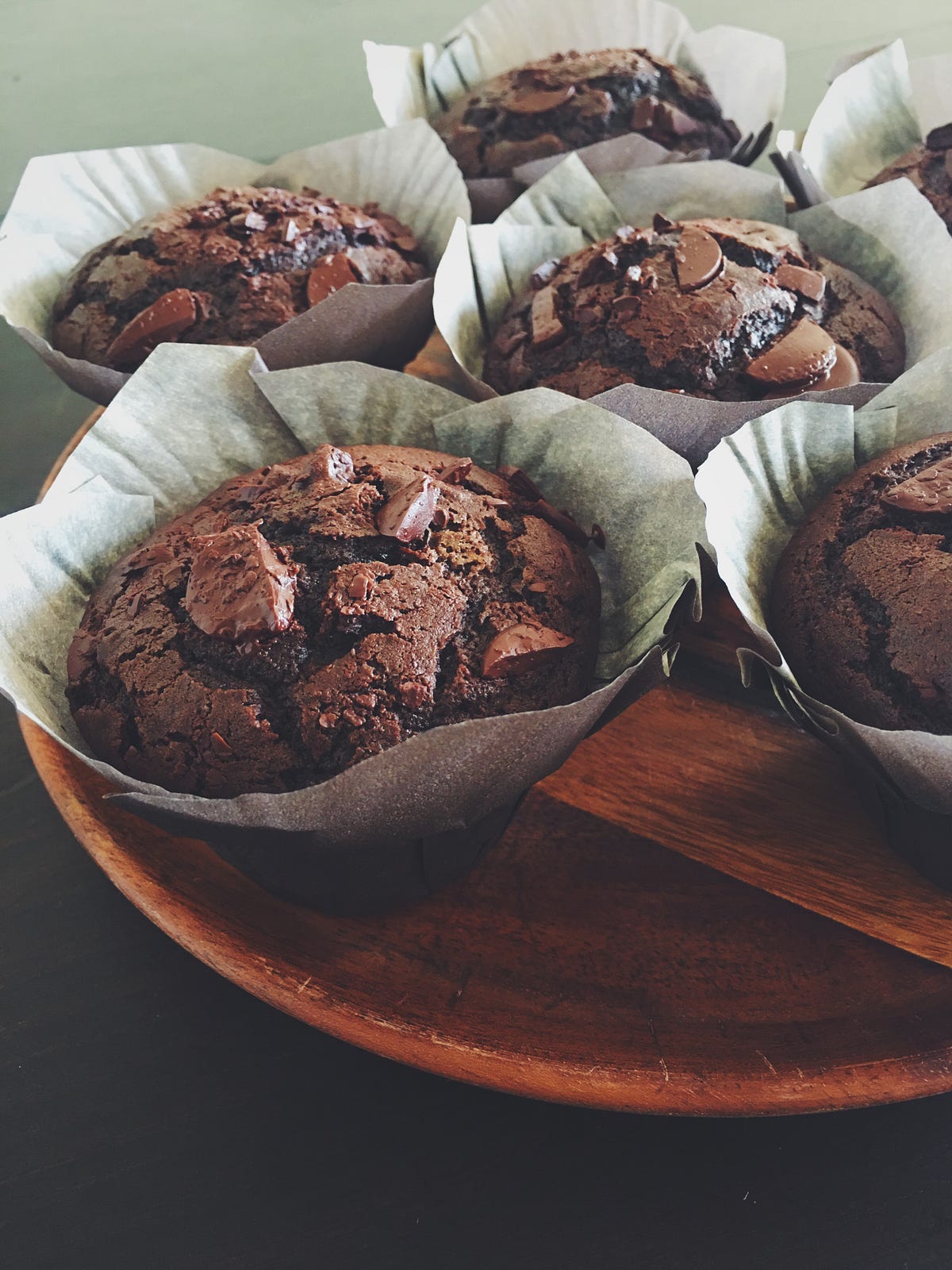 Chocolate Chunk Muffins. Muffins are just an excuse to eat cake… | by ...