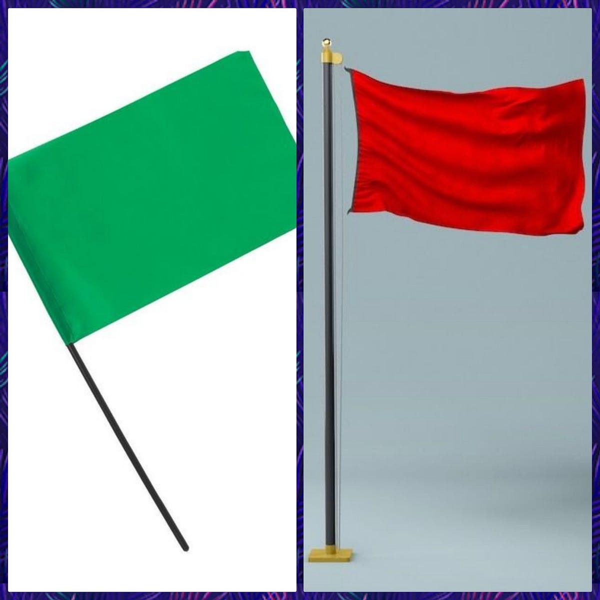 Red Flag/ Green Flag | by Natasha s | Oct, 2023 | Medium