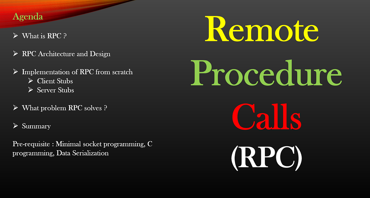 What are Remote Procedure Calls ( RPCs )? | by Abhishek Sagar | Medium
