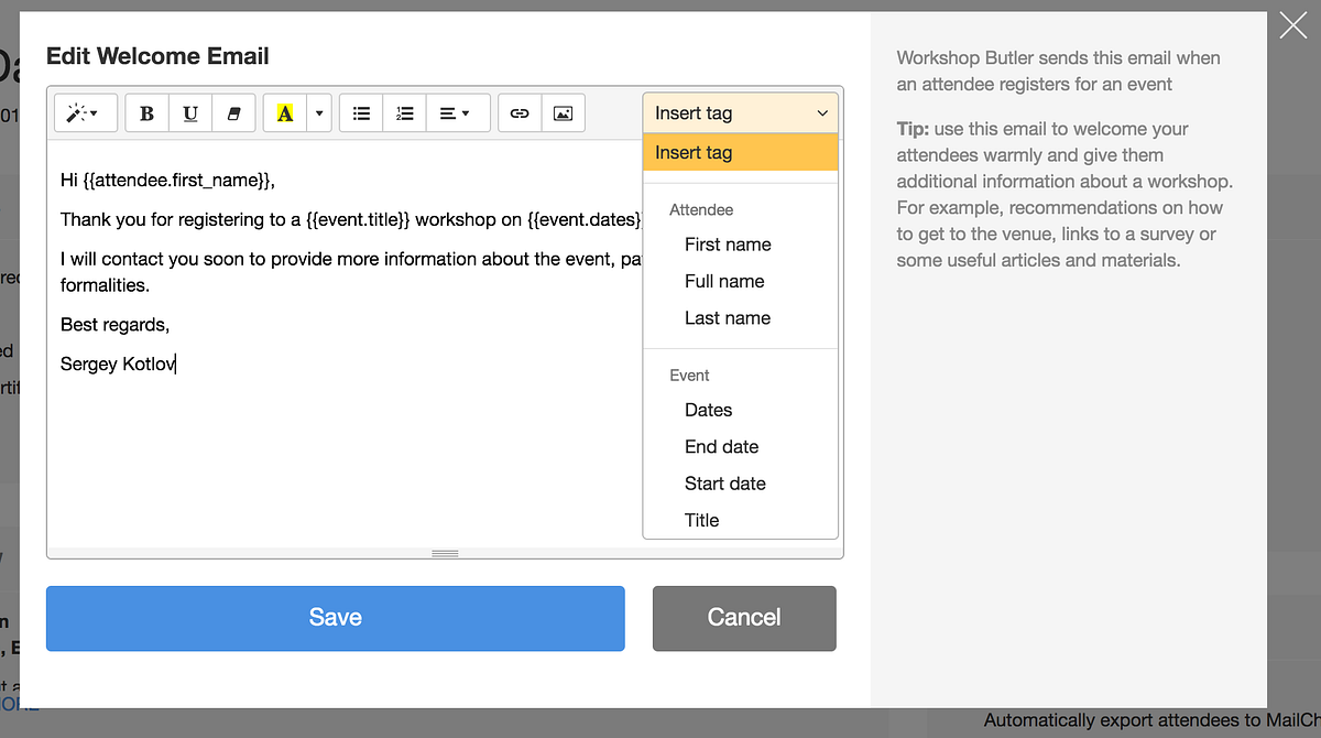 Automated Email Messages. Communication with attendees via email… | by ...