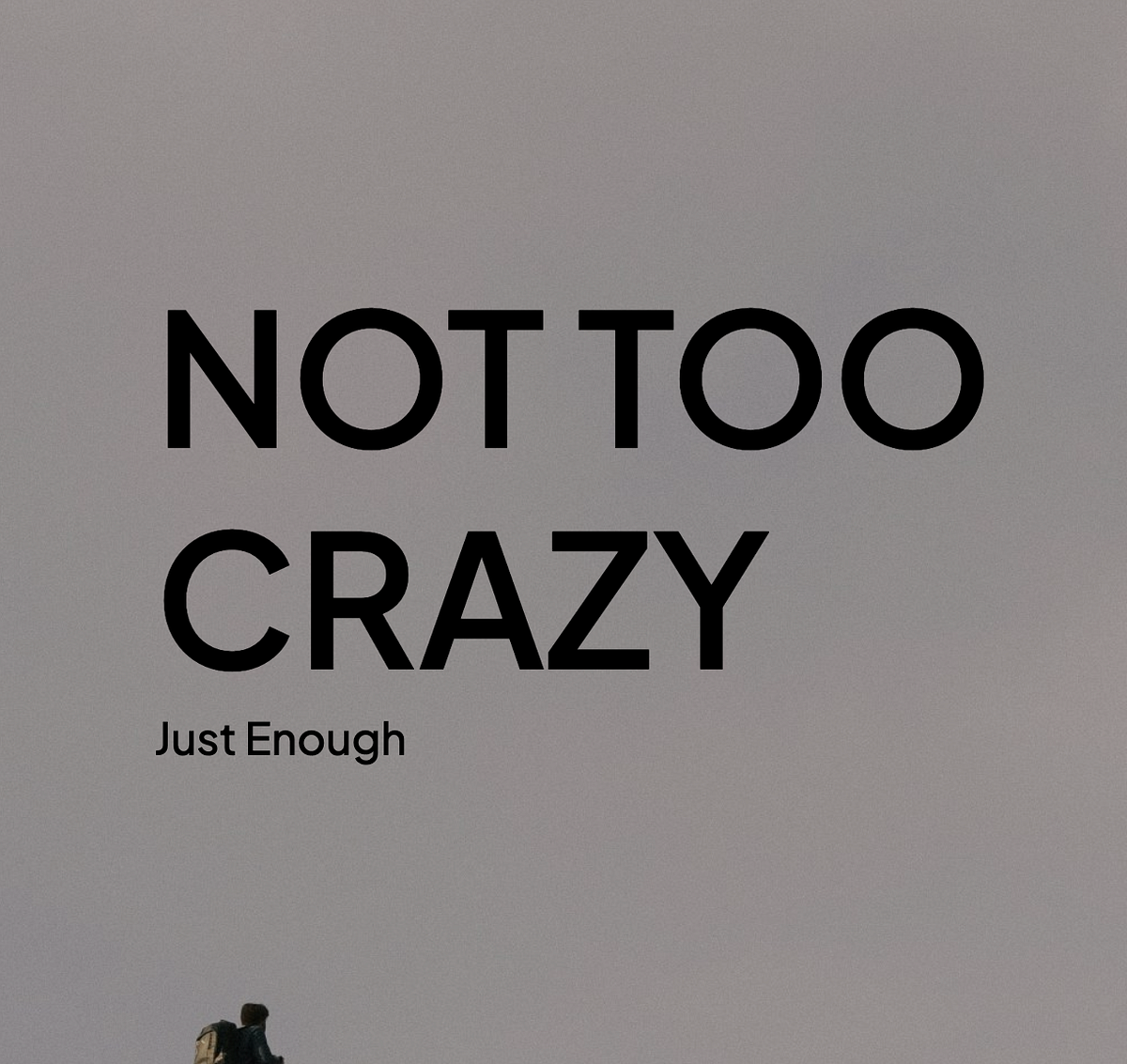 Not Too Crazy