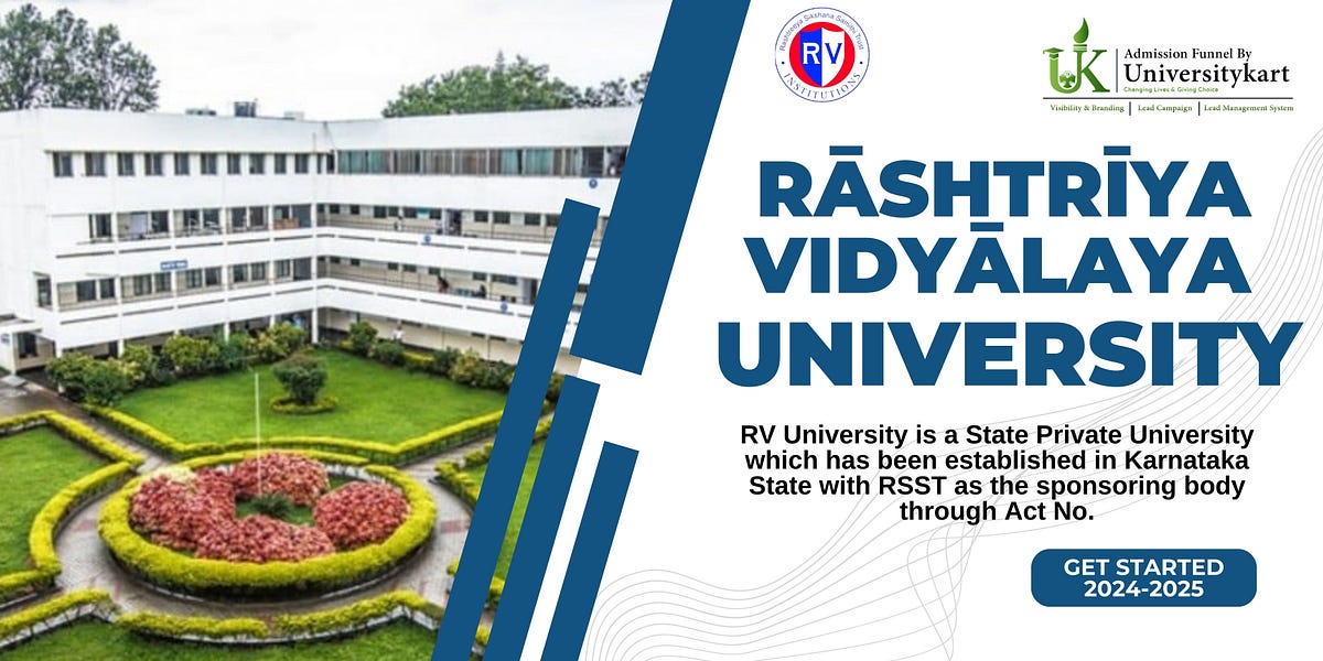 RV University,Bangalore, | by universitykart | Apr, 2024 | Medium