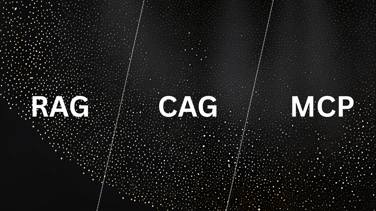 RAG vs CAG vs MCP: Understanding the Next Wave of AI Retrieval and ...